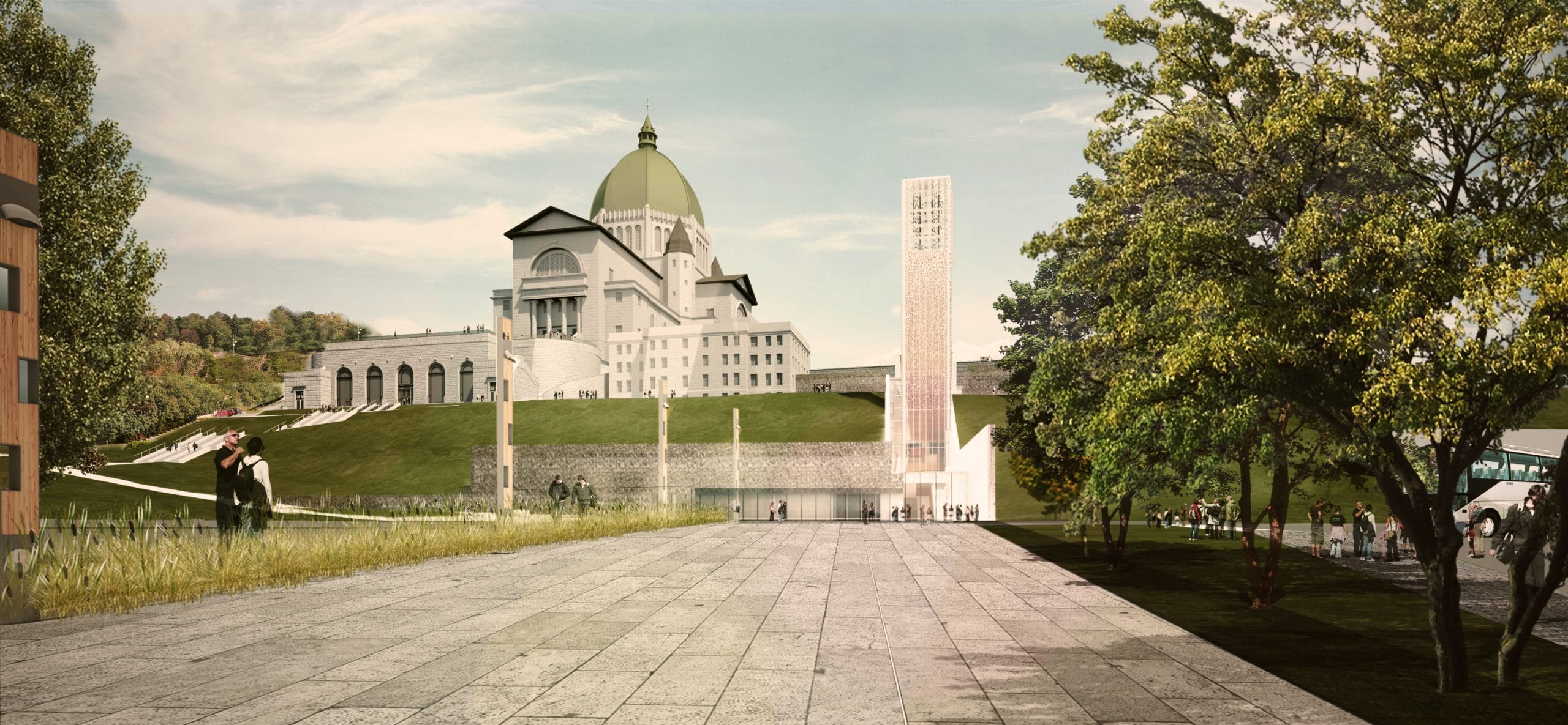 New reception pavilion at Saint-Joseph's Oratory | ELEMA - Structural ...