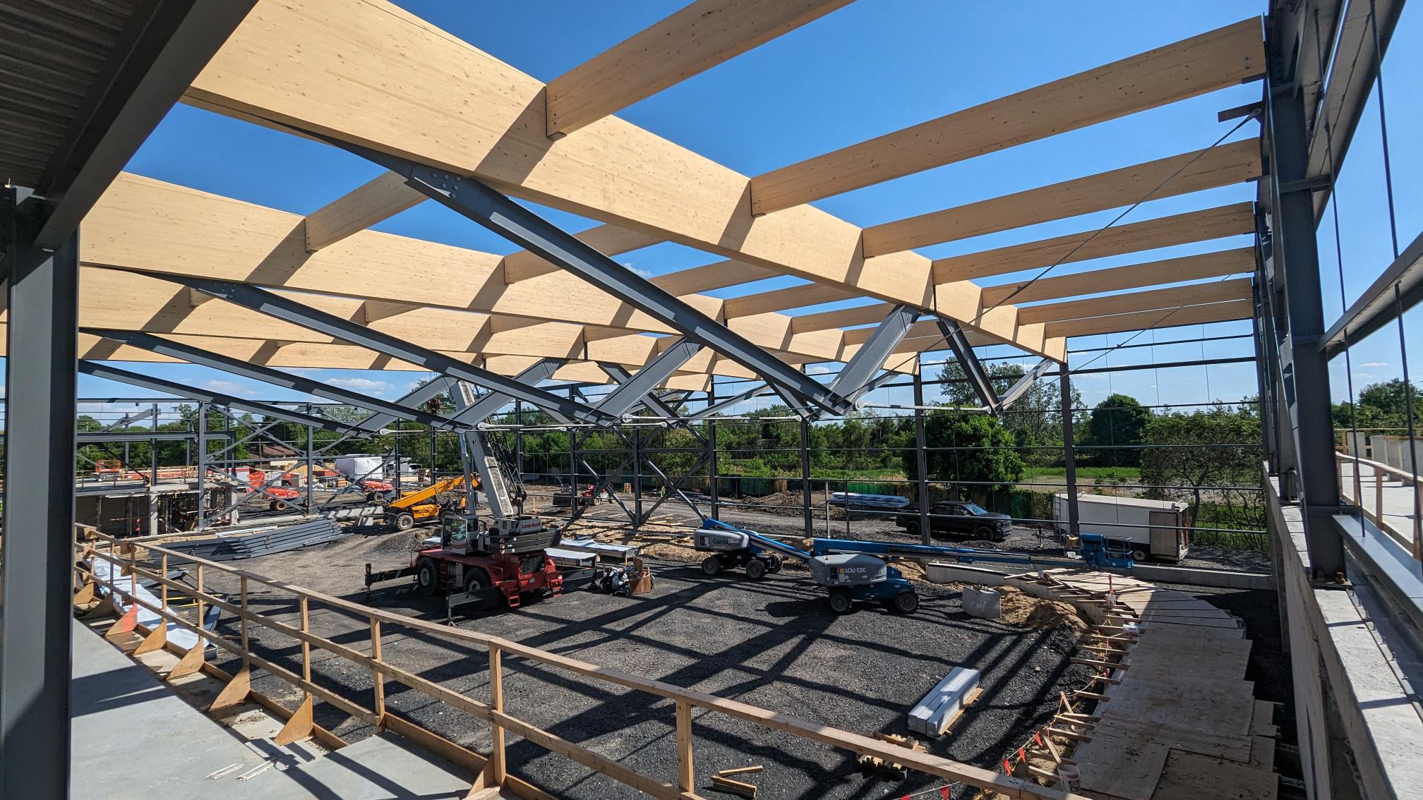 Progress on Montreal West’s new Sports and Recreation Centre | ELEMA - Structural Engineering Firm