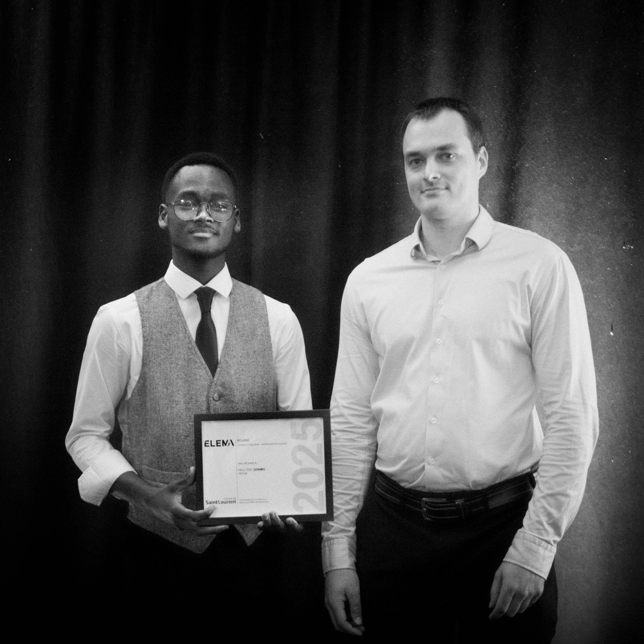 ELEMA Annual Scholarship awarded to Paul-Éric Sombo | ELEMA - Structural Engineering Firm